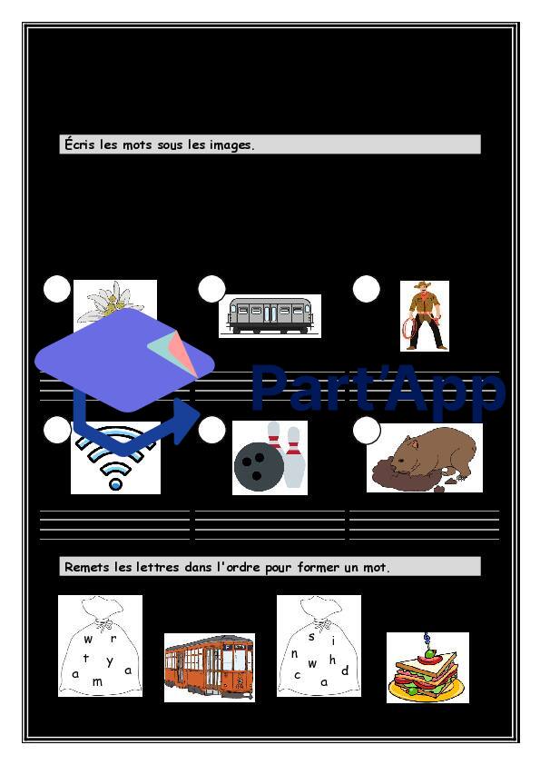 Part'App | Le son w Décodage - Encodage temps 5